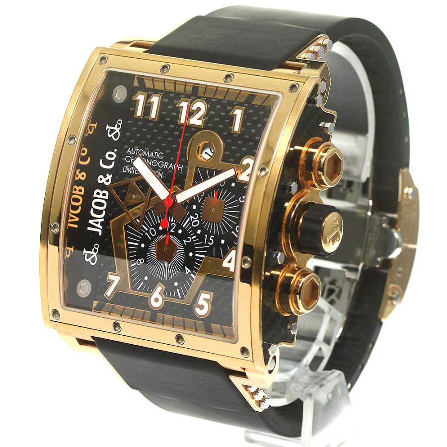 JACOB&CO ジェイコブ JC-Q3BLB エピックI クロノグラフ 自動巻き メンズ 箱・保証書付き_791675【ev15 ...
