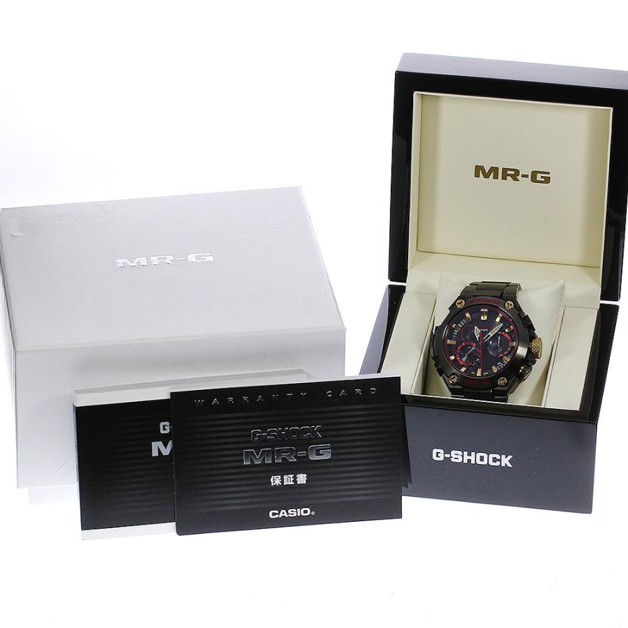 カシオ CASIO MRG-B2000B-1A4JR G-SHOCK MR-G 赤備え ソーラー電波 メンズ 美品 箱・保証書付き ...