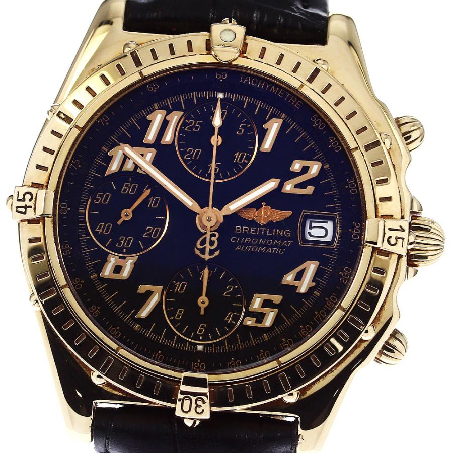 ブライトリング BREITLING K13050.1 クロノマット ウインドライダー K18YG 自動巻き メンズ 良品 _791852 : CLOSER Yahoo!ショップ - 通販 ...