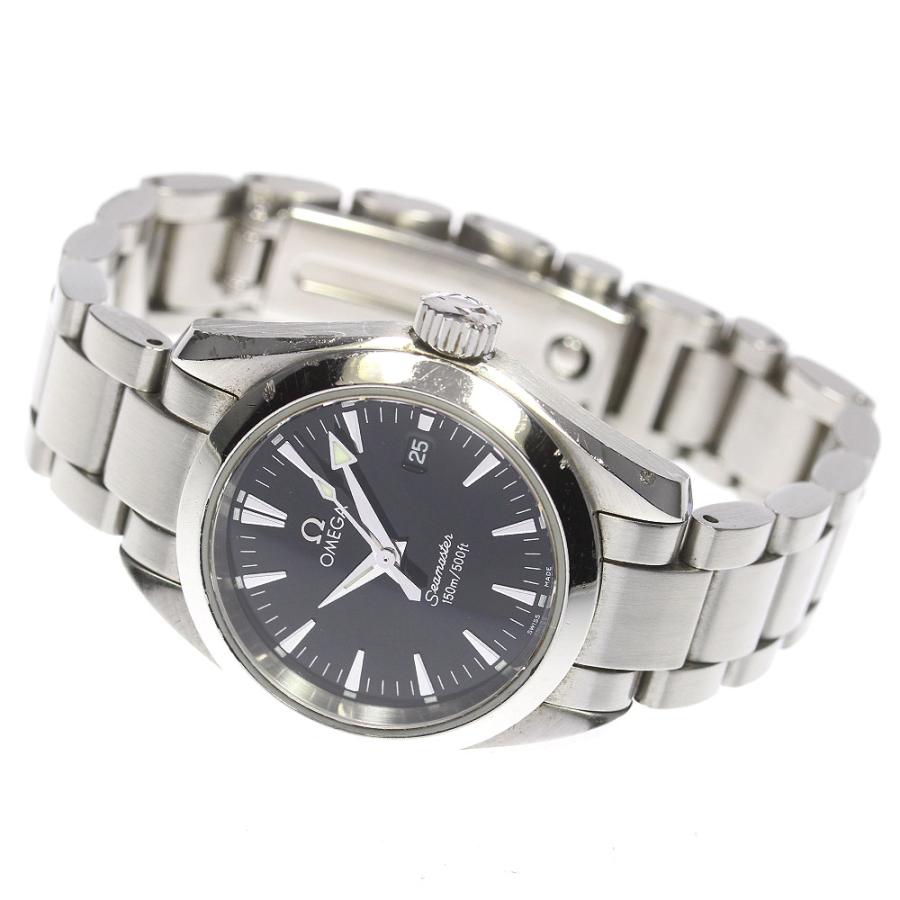 OMEGA オメガ 2577.50 シーマスター アクアテラ デイト クォーツ レディース 箱・保証書付き_791882 : CLOSER ...