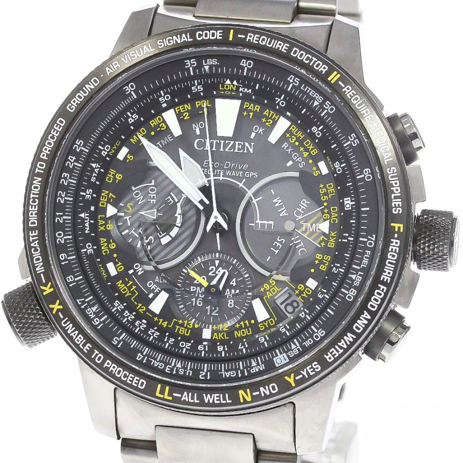 CITIZEN シチズン F990-T025480/CC7014-82E プロマスター SKYシリーズ エコドライブ ソーラー電波 メンズ 美品 箱付き_791935 : CLOSER ...