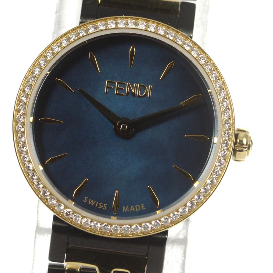 FENDI フェンディ F103220801 フォーエバー ダイヤベゼル クォーツ レディース 箱・保証書付き_791941 : CLOSER ...
