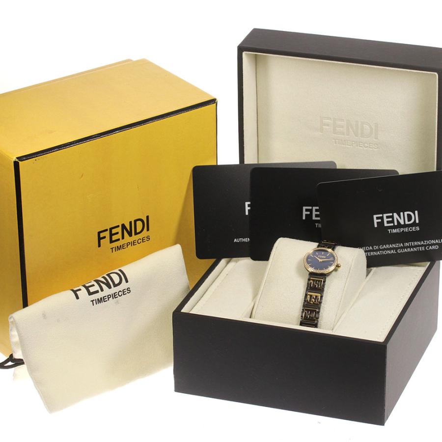 FENDI フェンディ F103220801 フォーエバー ダイヤベゼル クォーツ レディース 箱・保証書付き_791941 : CLOSER ...