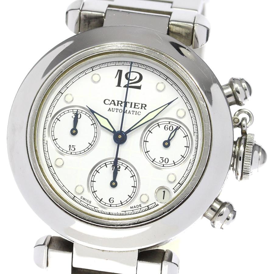 Cartier カルティエ CARTIER W31039M7 パシャC クロノ デイト 自動巻き ボーイズ _791959 : CLOSER ...