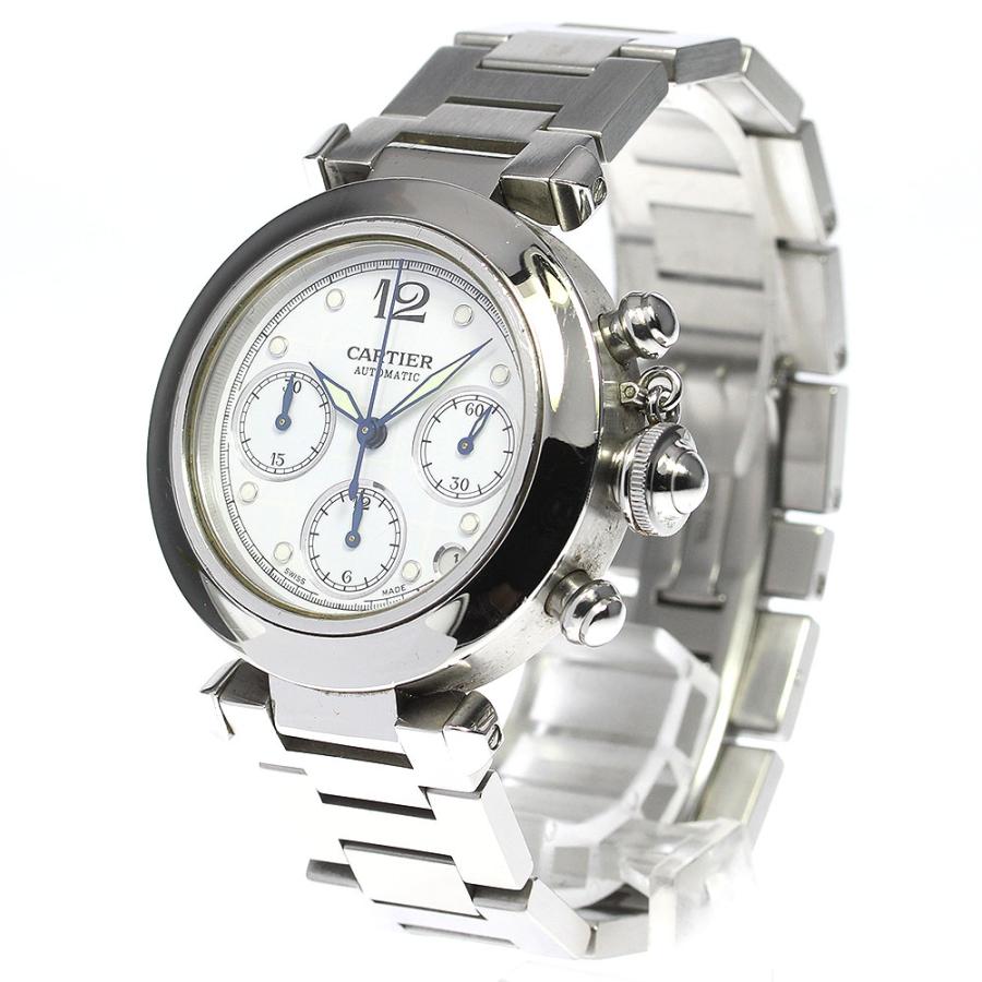 Cartier カルティエ CARTIER W31039M7 パシャC クロノ デイト 自動巻き ボーイズ _791959 : CLOSER ...