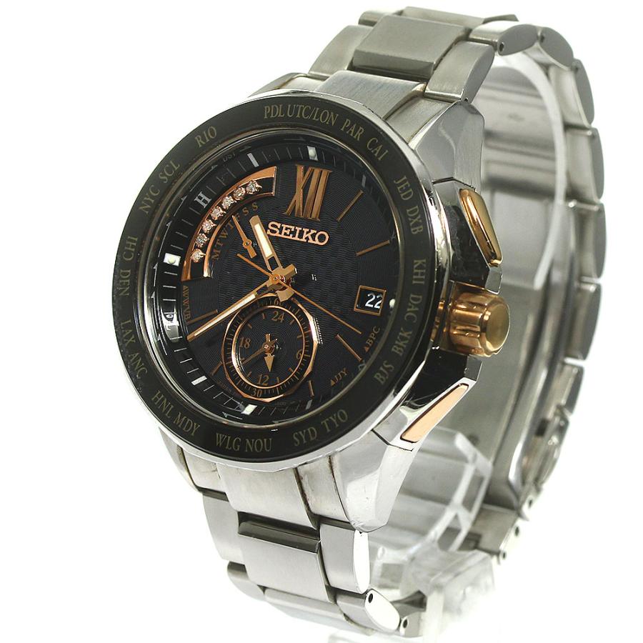 セイコー SEIKO 8B54-0AX0/SAGA141 ブライツ クロノグラフ ソーラー電波 メンズ _792097【ev20 ...