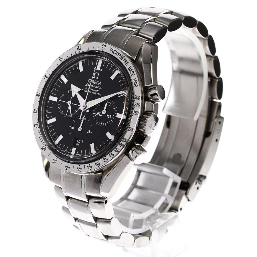 オメガ OMEGA 3551.50 スピードマスター ブロードアロー クロノグラフ デイト 自動巻き メンズ 保証書付き_792229 : ...