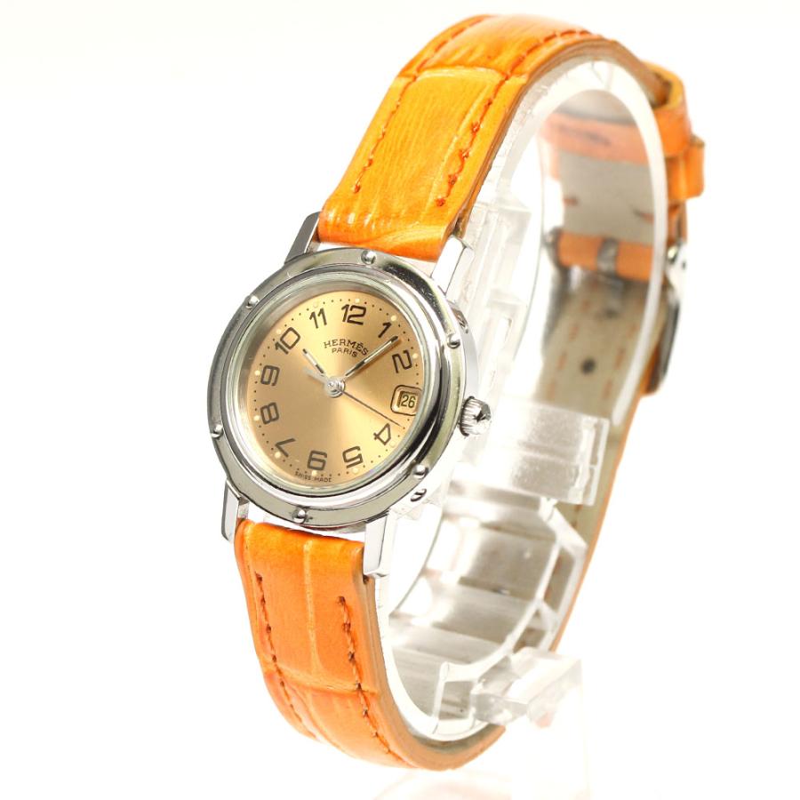 HERMES エルメス CL4.210 クリッパー クォーツ レディース _792245 : CLOSER Yahoo!ショップ - 通販 ...