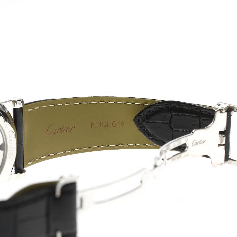 Cartier カルティエ CARTIER W1556051 ロトンド ドゥ K18WG クロノグラフ 手巻き メンズ _792293 ...