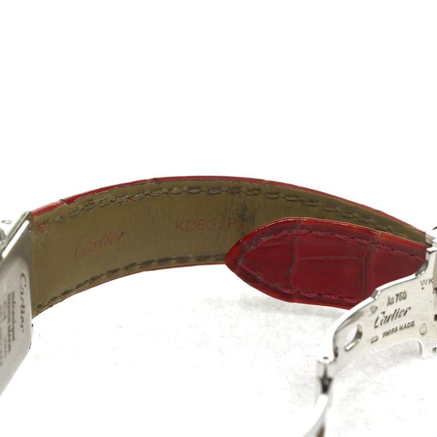 カルティエ CARTIER WJTA0011 タンクルイ SM K18WG サイドダイヤ 手巻き レディース 保証書付き_792379 : ...
