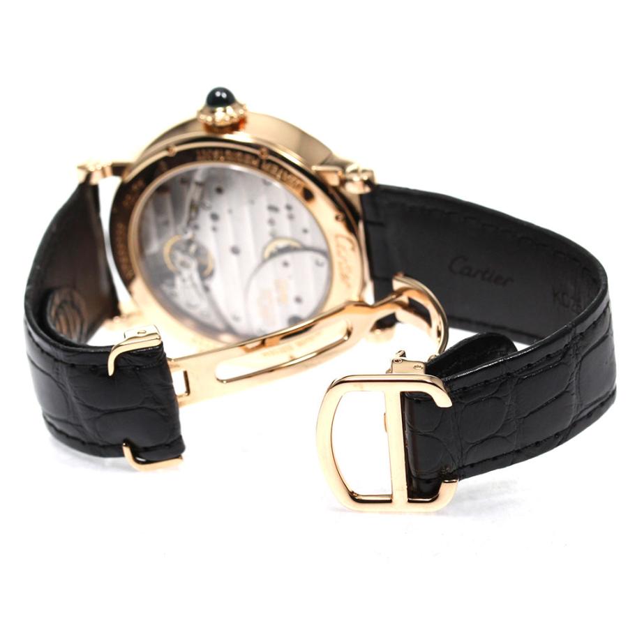 カルティエ CARTIER W1556203 ロトンド ドゥ カルティエ K18PG パワーリザーブ 手巻き メンズ 美品 _792411 : ...