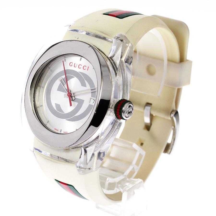 GUCCI グッチ 137.1/YA137102A シンク デイト クォーツ メンズ _792468 : CLOSER Yahoo!ショップ - 通販 - Yahoo!ショッピング