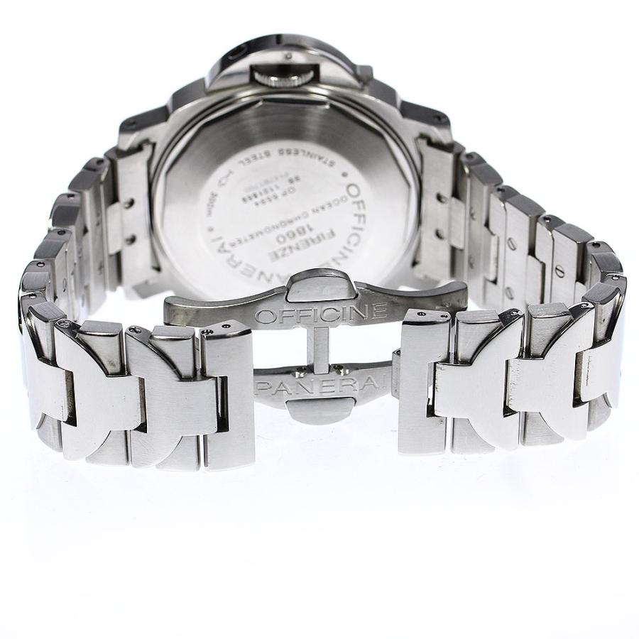 OFFICINE PANERAI パネライ PAM00160 ルミノール GMT スモールセコンド 自動巻き メンズ 良品 _792769 ...