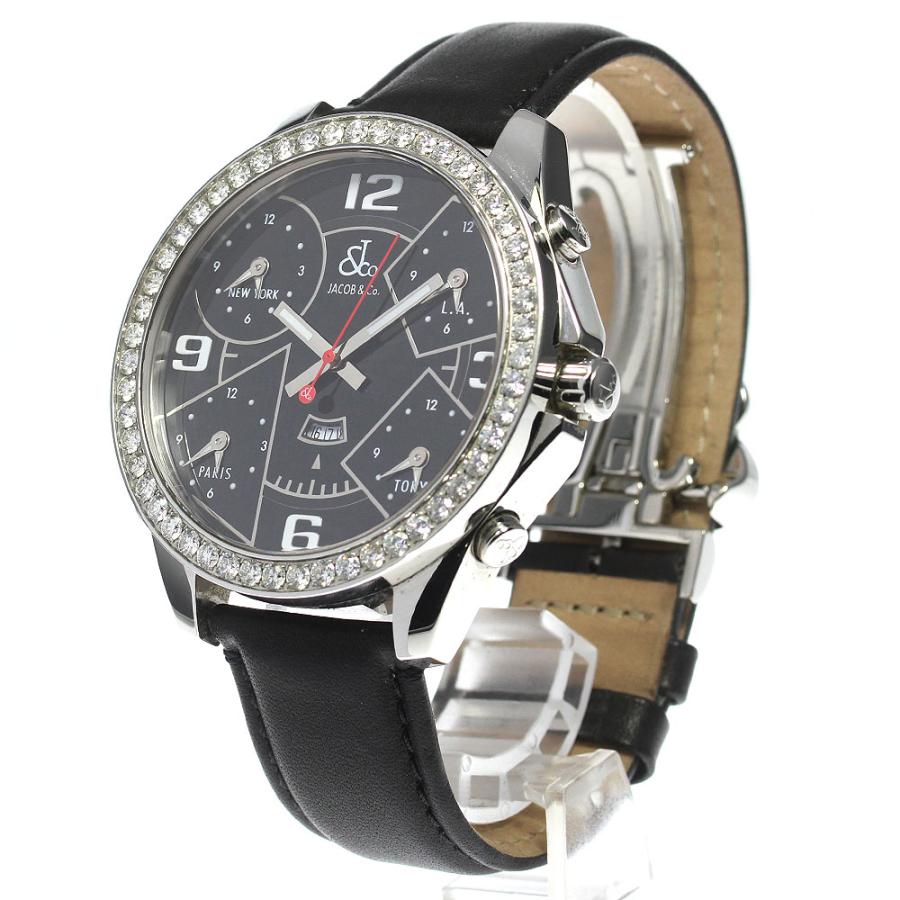 ジェイコブ JACOB&CO JC-2D 5タイムゾーン ダイヤベゼル クォーツ メンズ 箱・保証書付き_793399 : 793399 ...