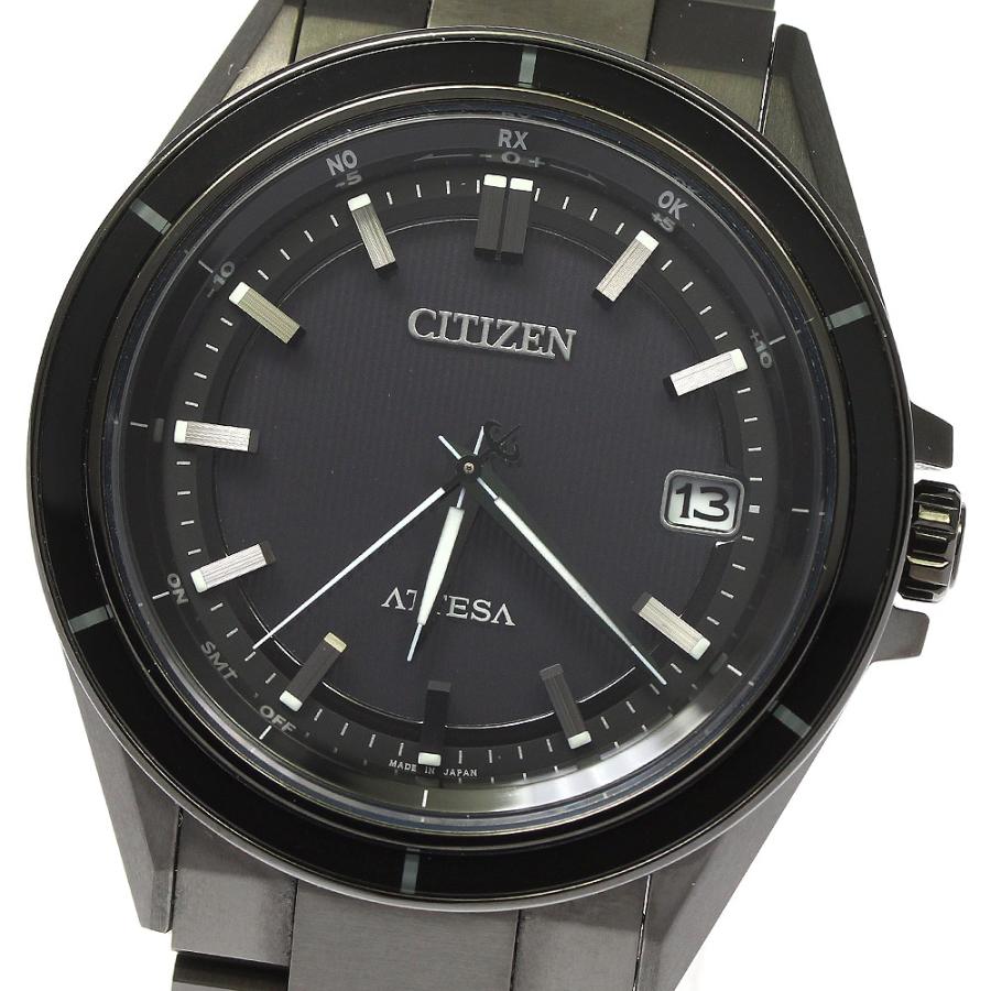 CITIZEN シチズン CB3035-72E アテッサ ACT Line ソーラー電波 メンズ 極美品 箱・保証書付き_793690 ...