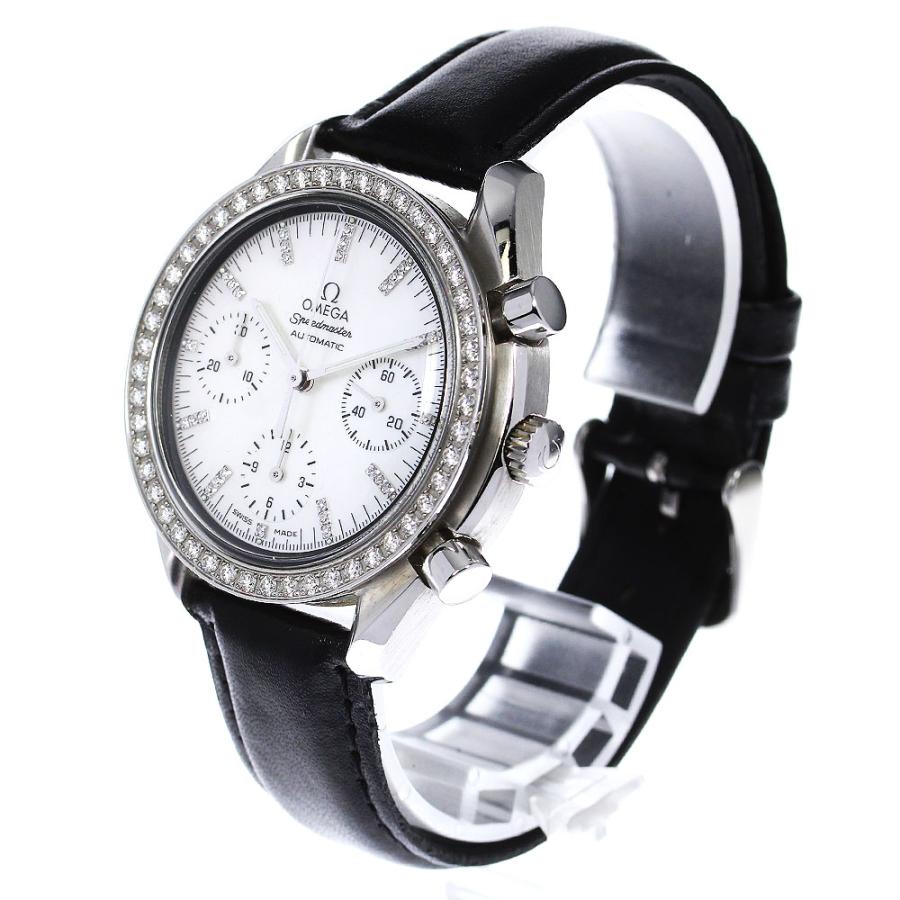 OMEGA オメガ 3815.77.36 スピードマスター クロノグラフ ダイヤベゼル 自動巻き レディース 箱・保証書付き_793725 ...