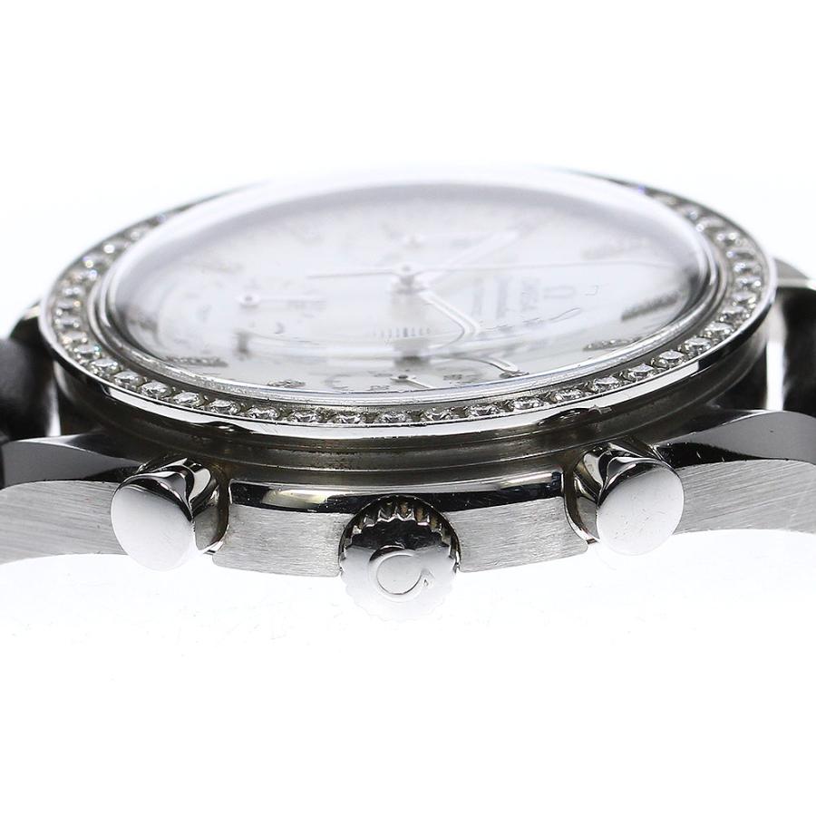 OMEGA オメガ 3815.77.36 スピードマスター クロノグラフ ダイヤベゼル 自動巻き レディース 箱・保証書付き_793725 ...