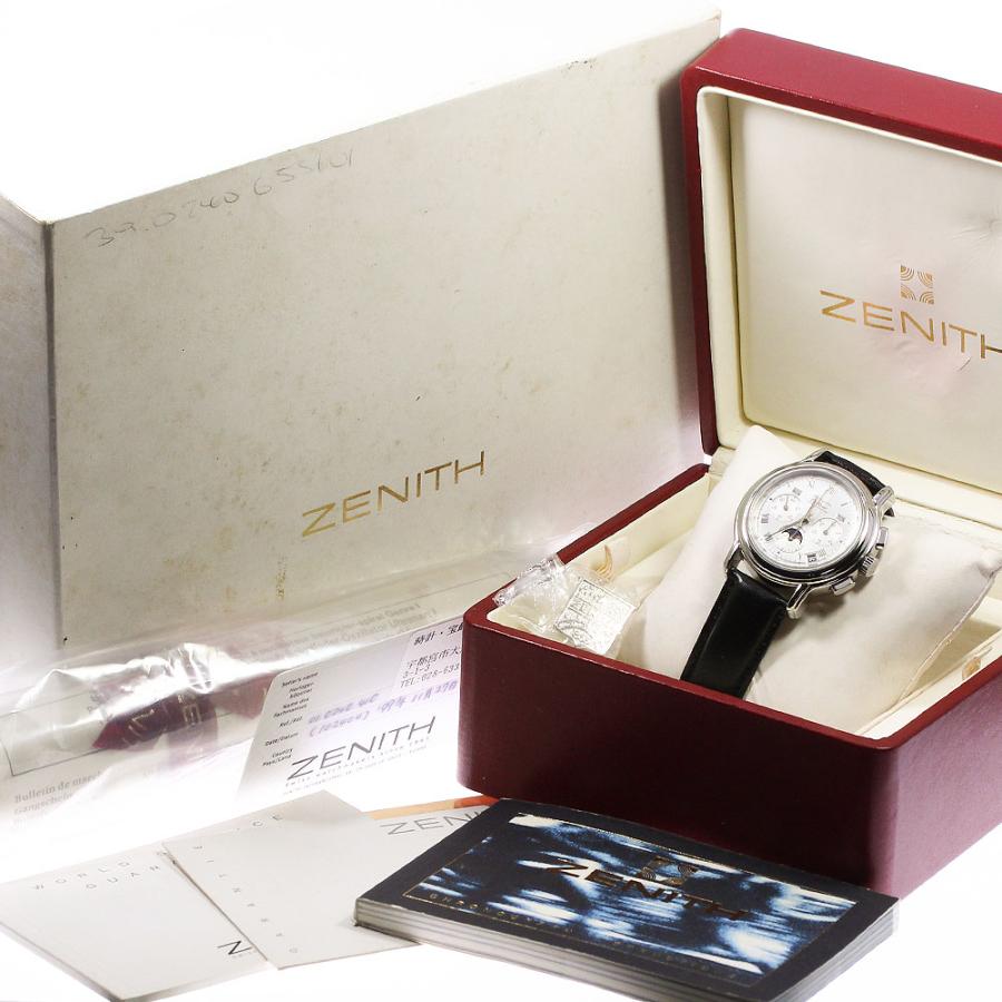 ゼニス ZENITH 01.0240.410 クロノマスター ムーンフェイズ トリプルカレンダー 自動巻き メンズ 良品 箱・保証書付き_793968【ev10】 : 793968 ...