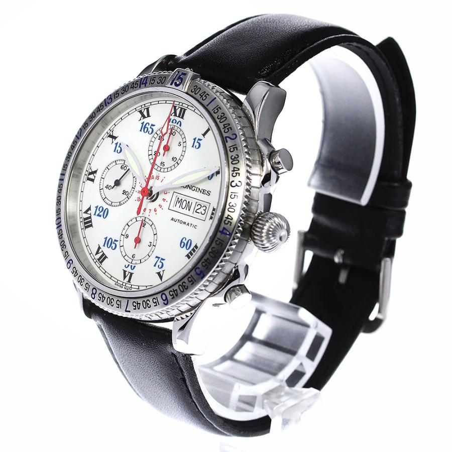 LONGINES（ロンジン） LONGINES L2.618.4 リンドバーグ クロノグラフ デイデイト 自動巻き メンズ 保証書付き_794041 : CLOSER Yahoo!ショップ ...