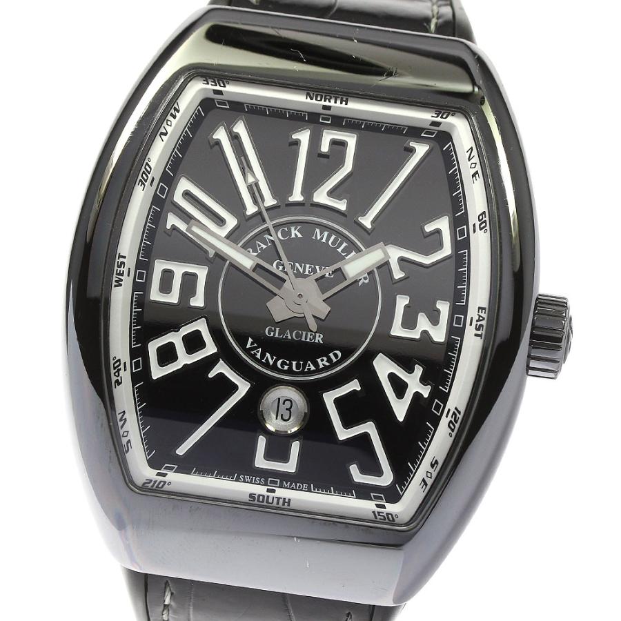 フランクミュラー FRANCK MULLER V45SCDT GLACIER ACGL ヴァンガード デイト 自動巻き メンズ 箱・保証書付き ...