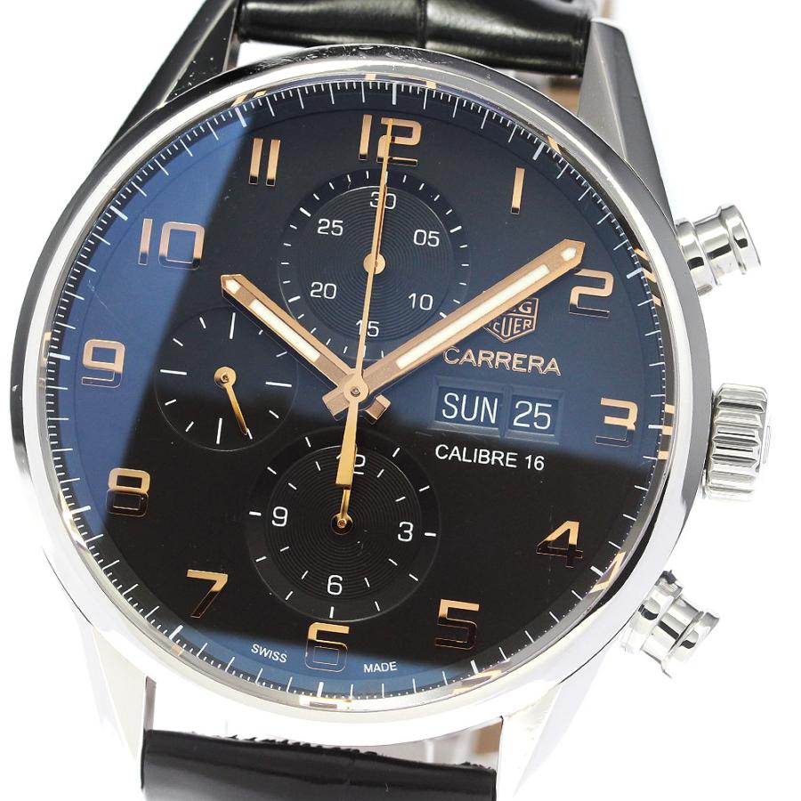 TAG HEUER タグホイヤー CV2A1AB カレラ キャリバー16 デイデイト クロノグラフ 自動巻き メンズ _794575 ...