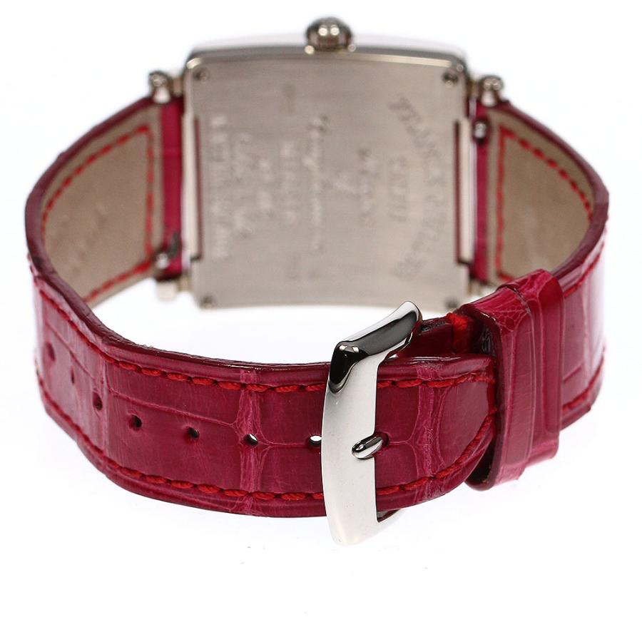 FRANCK MULLER フランクミュラー 6002LQZ マスタースクエア MIROIR K18WG クォーツ レディース 保証書付き ...