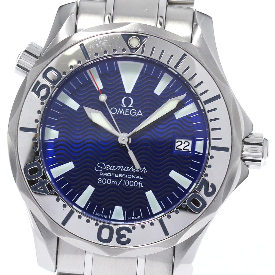 OMEGA オメガ 2263.80 シーマスター300 デイト クォーツ ボーイズ 良品 _794772 : CLOSER Yahoo ...