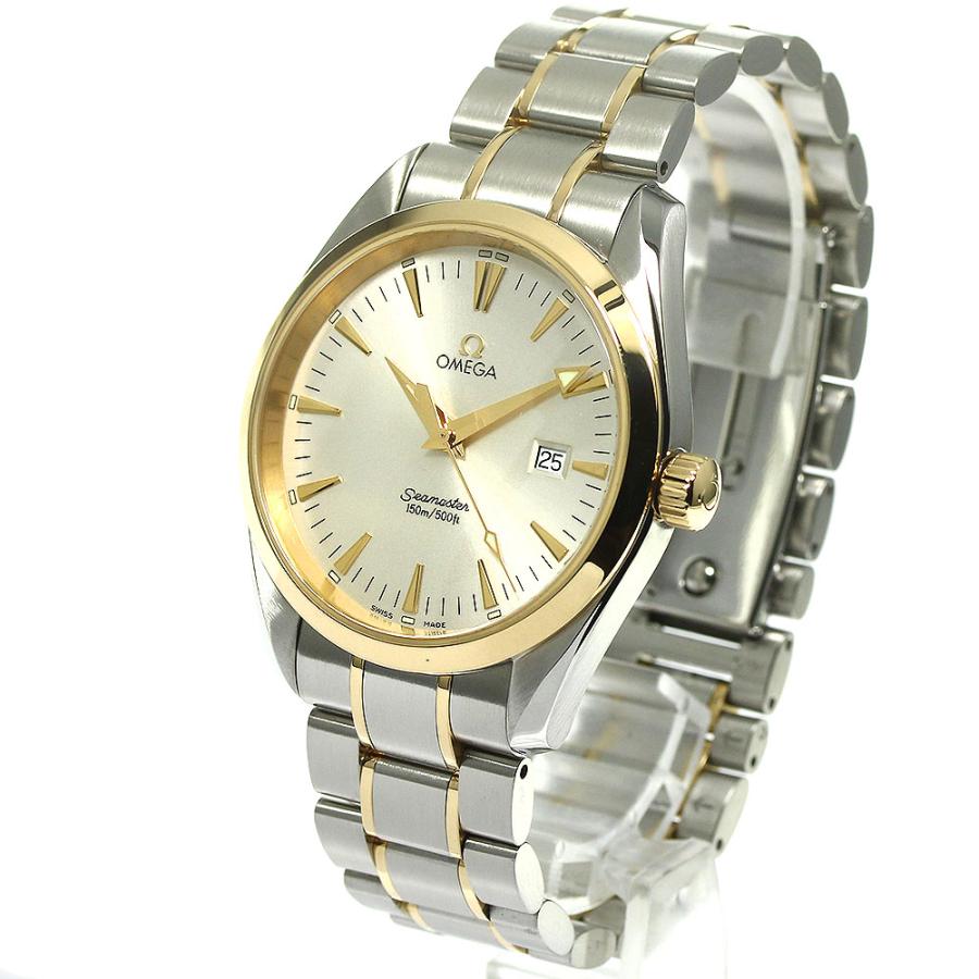 オメガ OMEGA 2317.30 シーマスター アクアテラ YGコンビ デイト クォーツ メンズ 極美品 _794997 :794997 ...