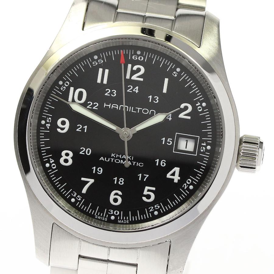 HAMILTON ハミルトン H704551 カーキ フィールド デイト 自動巻き メンズ 美品 箱・保証書付き_795120 ...