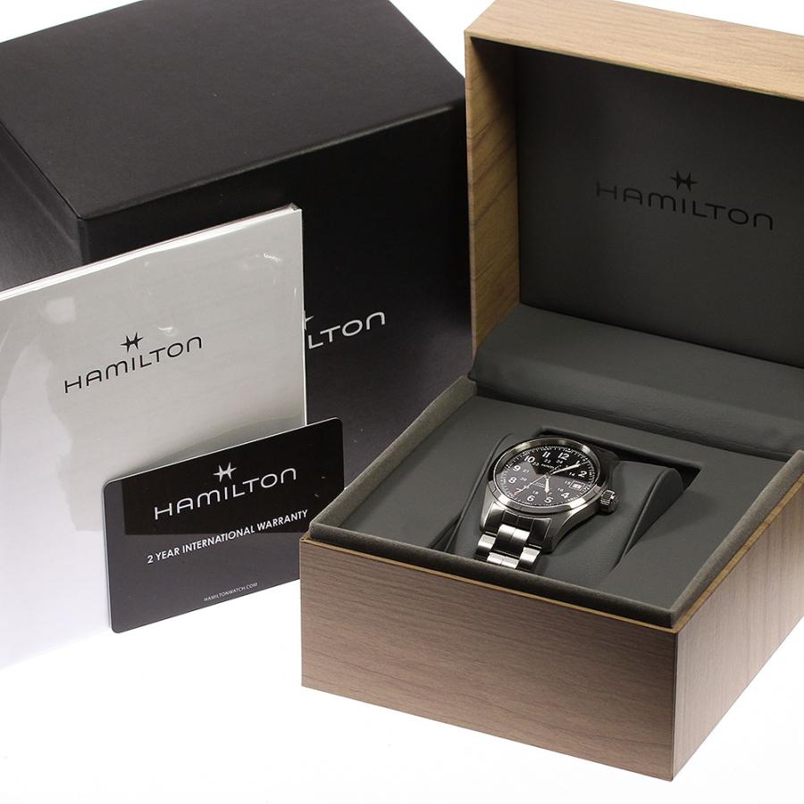 ハミルトン HAMILTON H704551 カーキ フィールド デイト 自動巻き メンズ 美品 箱・保証書付き_795120 : ...