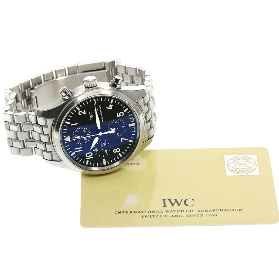 IWC IWC SCHAFFHAUSEN IW371704 パイロットウォッチ クロノグラフ デイデイト 自動巻き メンズ 保証書付き ...