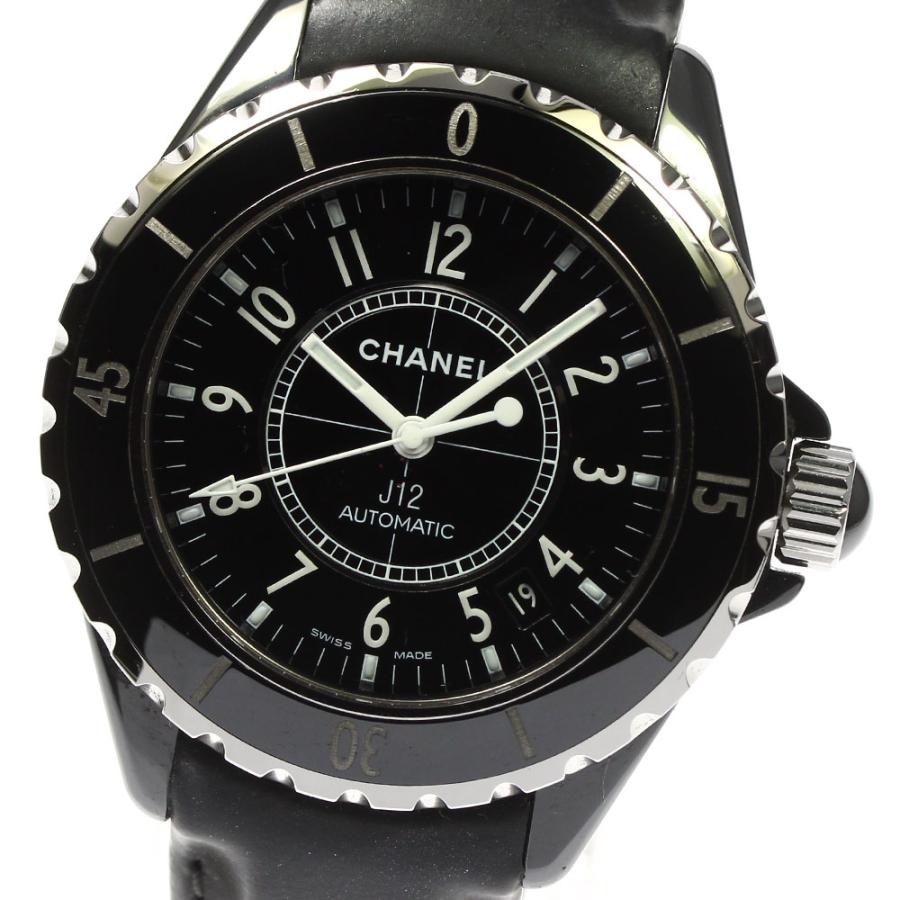 CHANEL（シャネル） CHANEL H0683 J12 黒セラミック 自動巻き メンズ 良品 _795650 : CLOSER Yahoo ...
