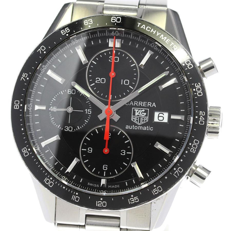 TAG HEUER タグホイヤー CV2014-1 カレラ クロノグラフ 自動巻き メンズ 保証書付き_796022 : CLOSER ...