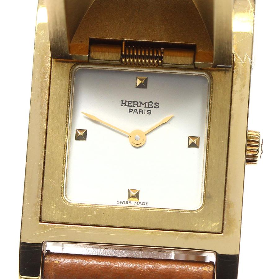 HERMES エルメス メドール クォーツ レディース _796488 : CLOSER Yahoo!ショップ - 通販 - Yahoo!ショッピング