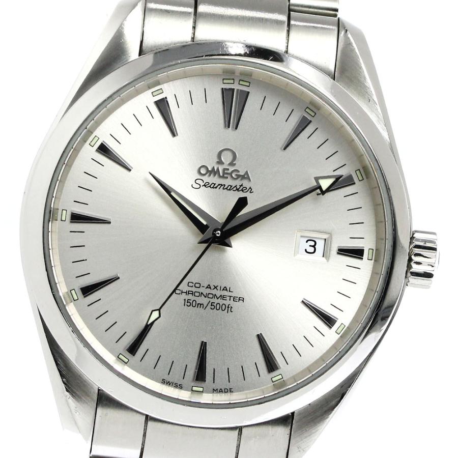 OMEGA オメガ 2502.30 シーマスター アクアテラ コーアクシャル デイト 自動巻き メンズ _797189 : CLOSER ...