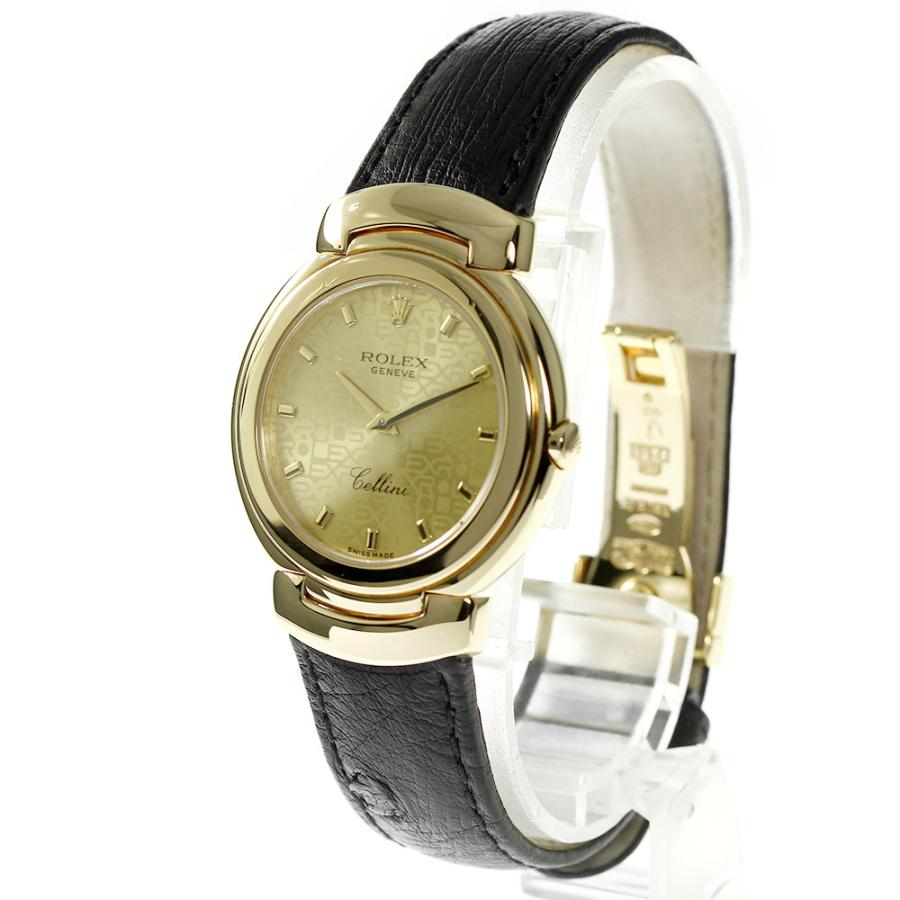 ROLEX ロレックス 6622/8 チェリーニ K18YG クォーツ メンズ 日本ロレックス保証書付き_797222 : CLOSER ...