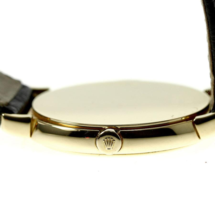 ROLEX ロレックス 6622/8 チェリーニ K18YG クォーツ メンズ 日本ロレックス保証書付き_797222 : CLOSER ...