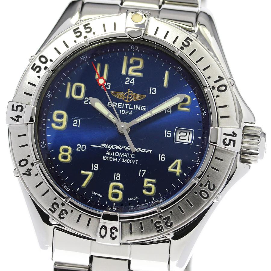 ブライトリング BREITLING A17040 スーパーオーシャン デイト 自動巻き メンズ _797301 : CLOSER Yahoo ...