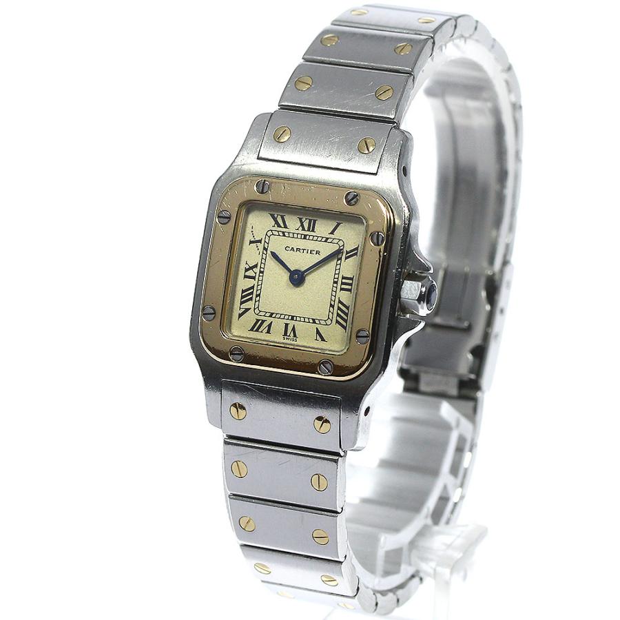Cartier カルティエ CARTIER W20012C4 サントスガルベ SM K18YGコンビ クォーツ レディース _797410 ...