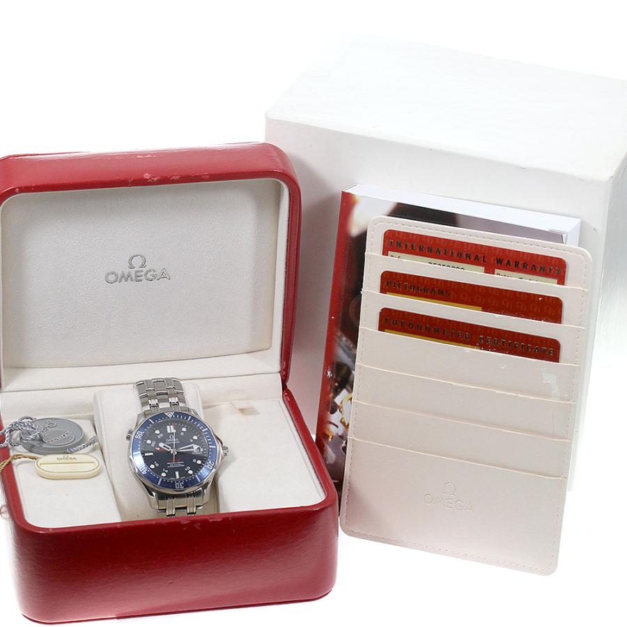 OMEGA オメガ 2535.80 シーマスター300 GMT コーアクシャル 自動巻き メンズ 箱・保証書付き_797488 ...
