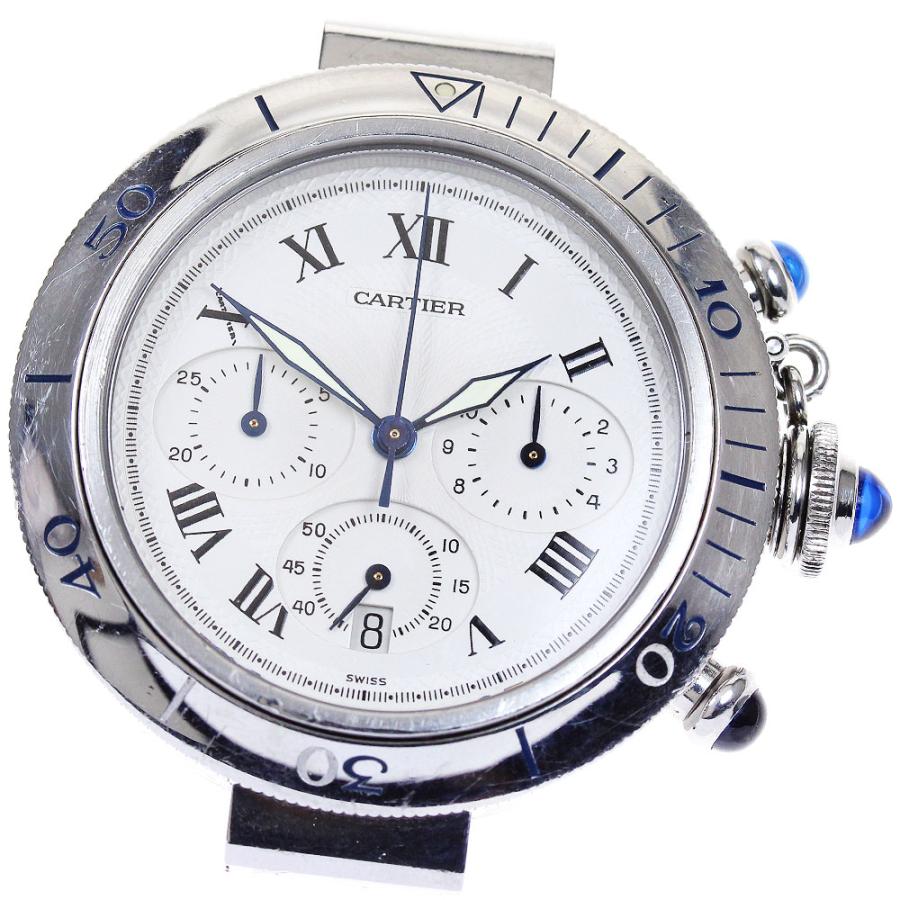 Cartier カルティエ CARTIER W3101855 パシャ クロノ クォーツ メンズ ヘッド_797609 : CLOSER ...