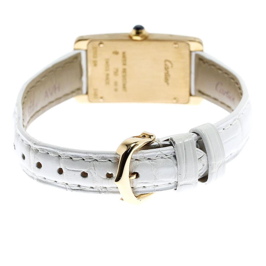 Cartier（カルティエ） CARTIER W2601556 タンクアメリカンSM K18YG クォーツ レディース 良品 _797973 ...