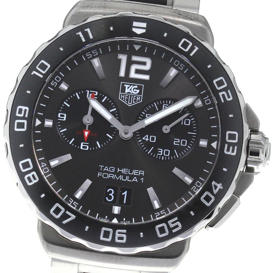 TAG HEUER タグホイヤー WAU111C.BA0869 フォーミュラー1 グランドデイト アラーム クォーツ メンズ 箱・保証書付き ...