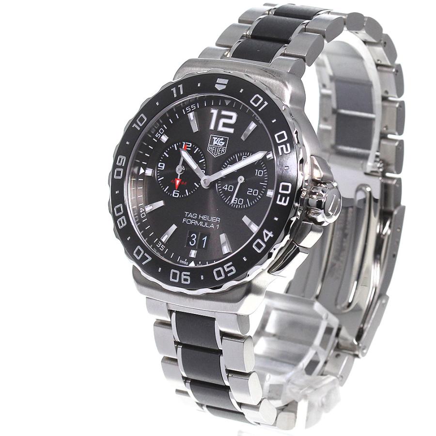 TAG HEUER タグホイヤー WAU111C.BA0869 フォーミュラー1 グランドデイト アラーム クォーツ メンズ 箱・保証書付き ...