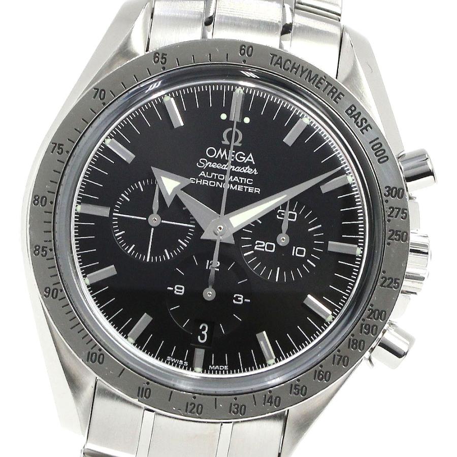 OMEGA オメガ 3551.50 スピードマスター ブロードアロー クロノグラフ 自動巻き メンズ メーカーOH済_798295 ...