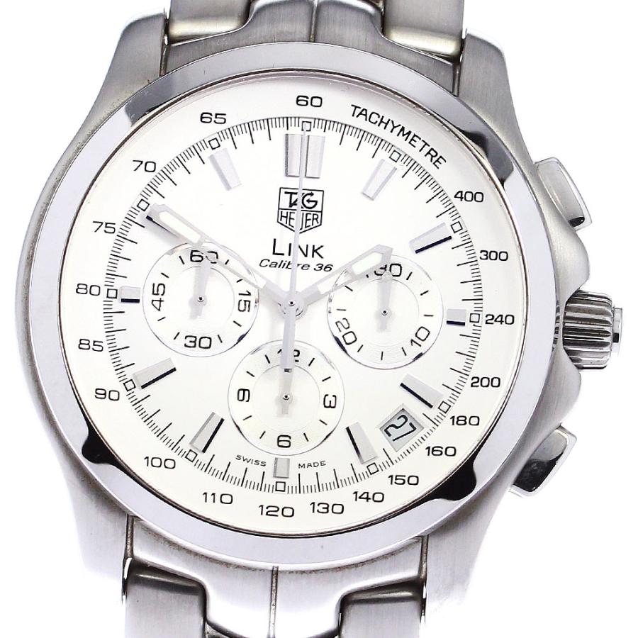 TAG HEUER タグホイヤー CT511B リンク キャリバー36 クロノグラフ デイト 自動巻き メンズ 良品 _798380 ...