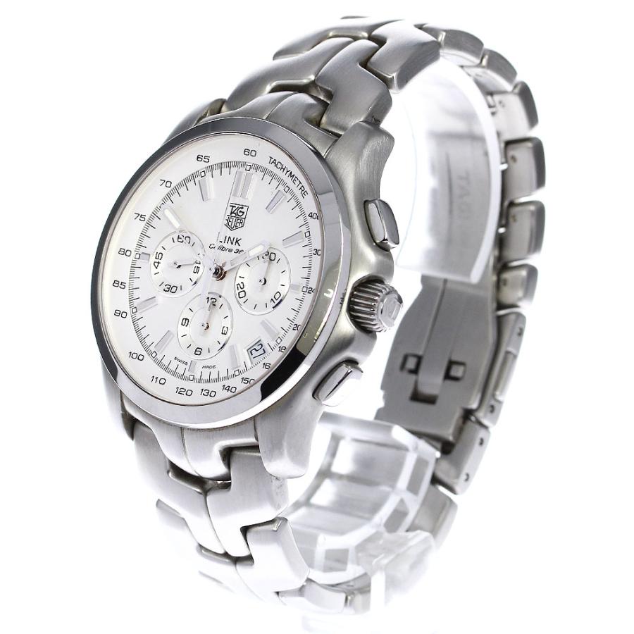 TAG HEUER タグホイヤー CT511B リンク キャリバー36 クロノグラフ デイト 自動巻き メンズ 良品 _798380 ...