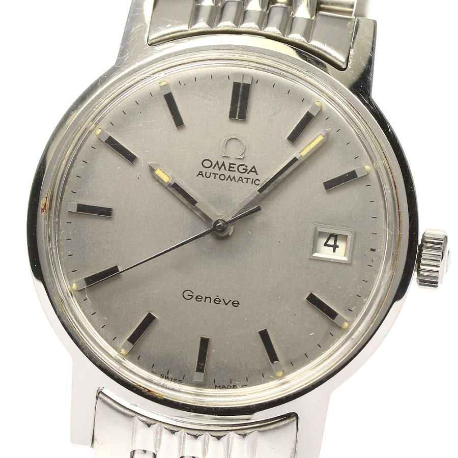 OMEGA オメガ Ref.166.0098 ジュネーブ Cal.1481 ライスブレスレット 自動巻き メンズ 内箱付き_798601 ...