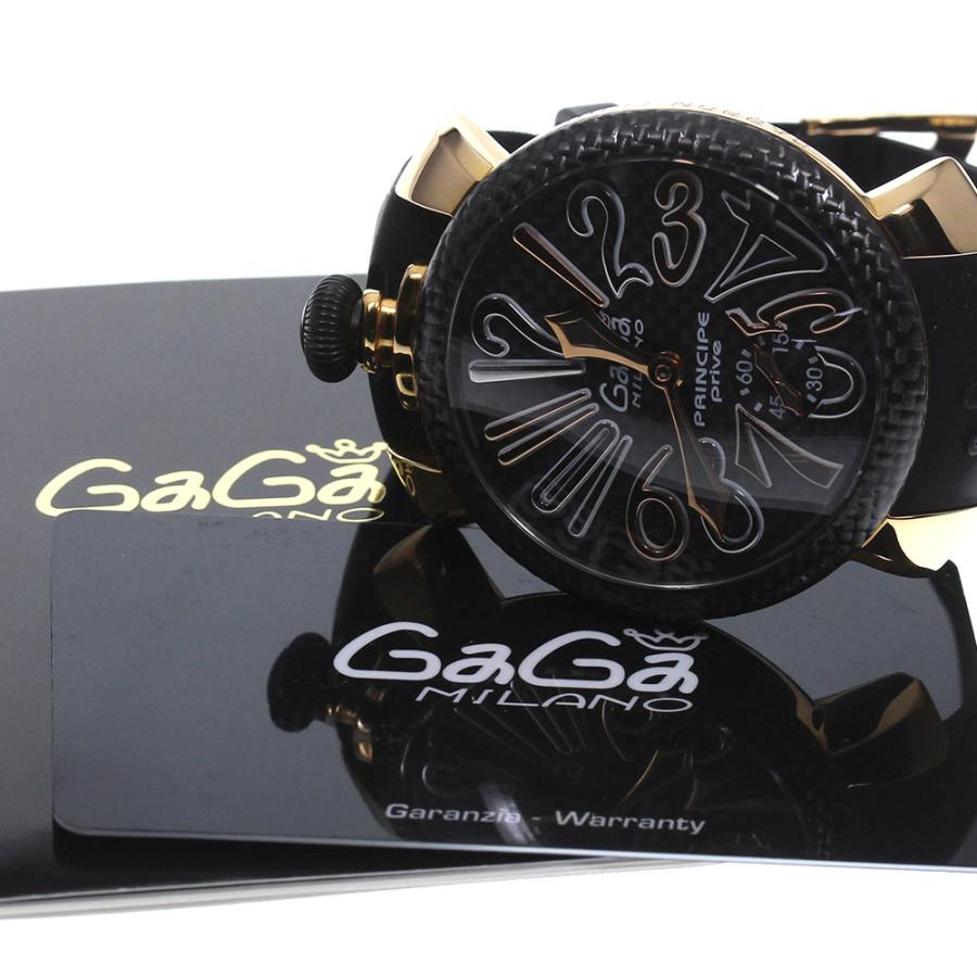 GaGa MILANO ガガミラノ 5511.02S マヌアーレ48 PRINCIPE 250本限定 手巻き メンズ 保証書付き_798606 ...