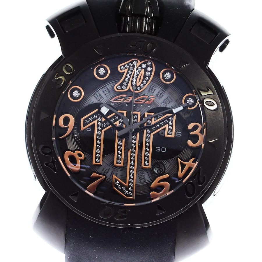GaGa MILANO ガガミラノ 8012NJ01 マヌアーレ48 ネイマールモデル クロノグラフ 500本限定 クォーツ メンズ 箱・保証 ...